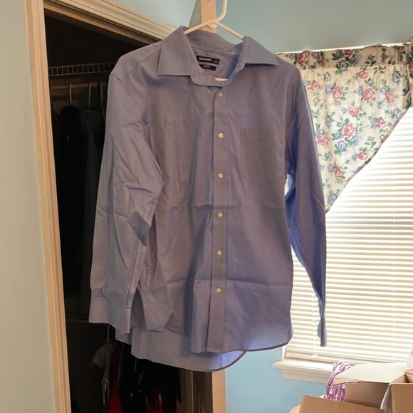 Murano | Shirts | Mens Button Down Shirt Blue Slim Fit | Poshmark